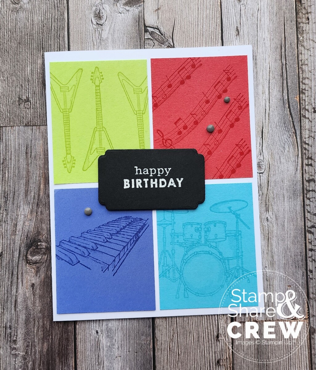 Enjoy the Rhythm with this instrumental stamp set by Stampin' Up ...