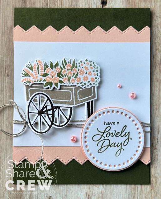 Spring begins tomorrow - welcome it by making a Flower Cart Bundle card ...