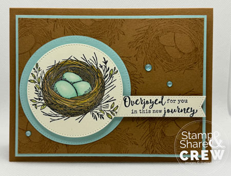 Create a stunning nest card using Everyday Details Bundle by Stampin ...